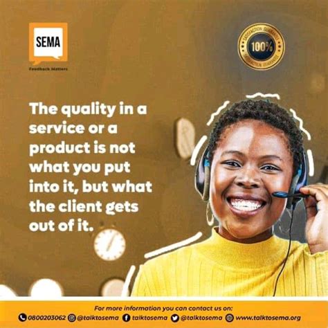 Enhance Client Experience With Sema Feedback Tools Sema East Africa Posted On The Topic