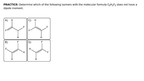 C2h2cl2 Isomers Polar