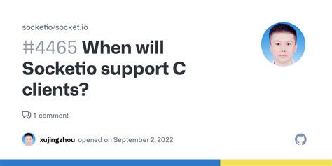 When Will Socketio Support C Clients · Issue 4465 · Socketiosocket