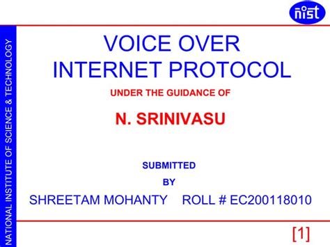 Voice Over Internetprotocol Ppt Internet Computing