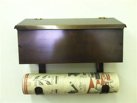 Copper Mailbox Wall Mount Mailbox Scroll Wall Mount Etsy
