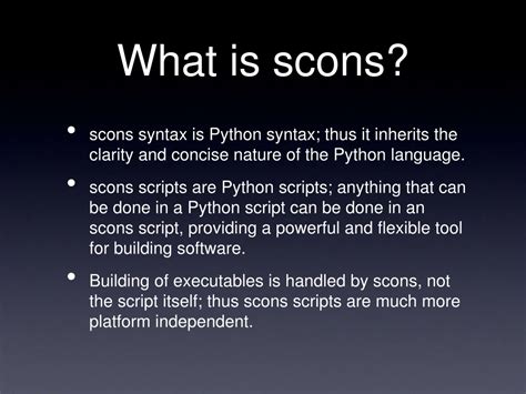 Ppt Scons Powerpoint Presentation Free Download Id9442395