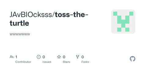 GitHub JAvBlOcksss Toss The Turtle Wwwwwww
