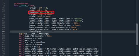 Typeerror Type Of Argument Epsilon Must Be Int Got Float Instead