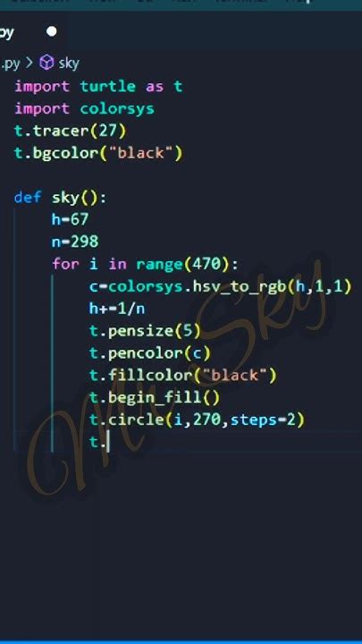 Amazing Graphics Animation Using Python Turtle Shorts Programming