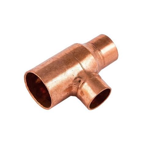 Reducing Tee One End And Branch Reducing Copper End Feed Fitting Pipe