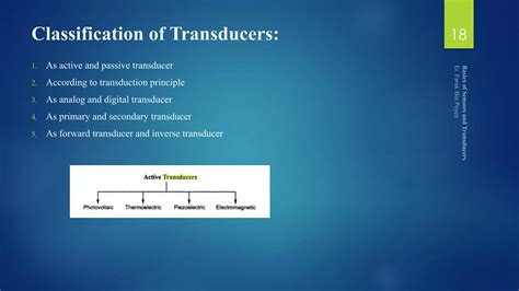 Basics Of Sensors Transducers PDF Physics Science