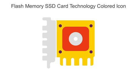Flash Memory Ssd Card Technology Colored Icon In Powerpoint Pptx Png