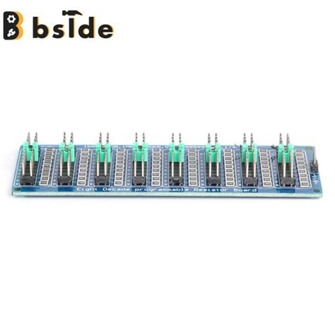 [bside Tool Store] 8 Decade Resistor Board 1r 9999999r Programmable 0 1r Smd Resistance Module