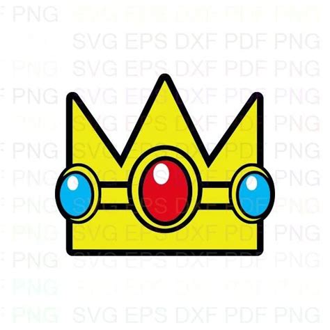 Diy Princess Peach Crown Template