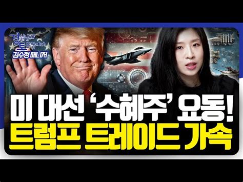 미국 대선 결과와 상관없이 성장할 국가 주도의 산업에 투자하라 대선 후 투자 기회와 Etf 전략 경읽남과 토론합시다 김수정 선임매니저