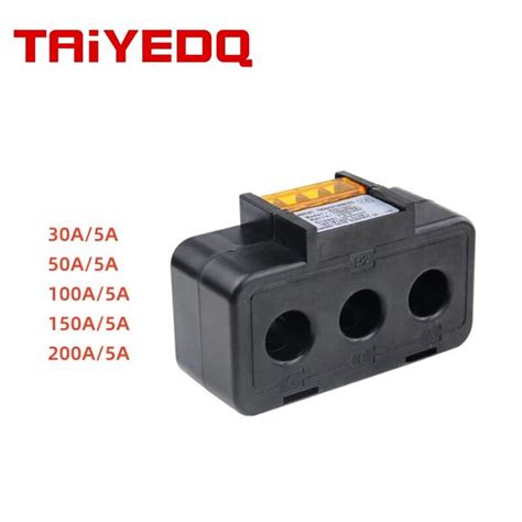18mm Three Phase 05 Class Current Transformer Ct 30a 50a 100a 150a 200a Ac Current Transformer