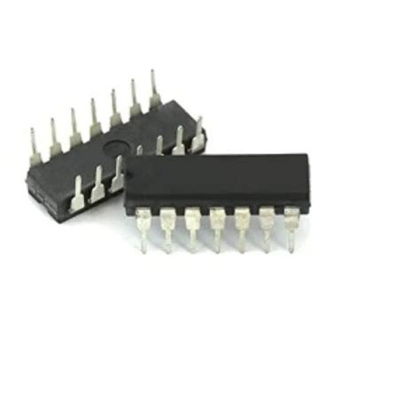 74ls04 Hex Inverter Ic 7404 Ic Dip 14 Package Robodo
