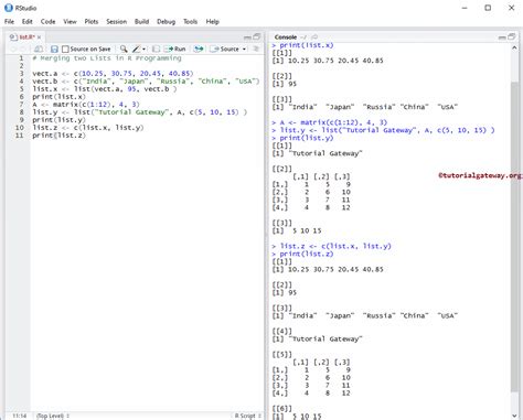 R List