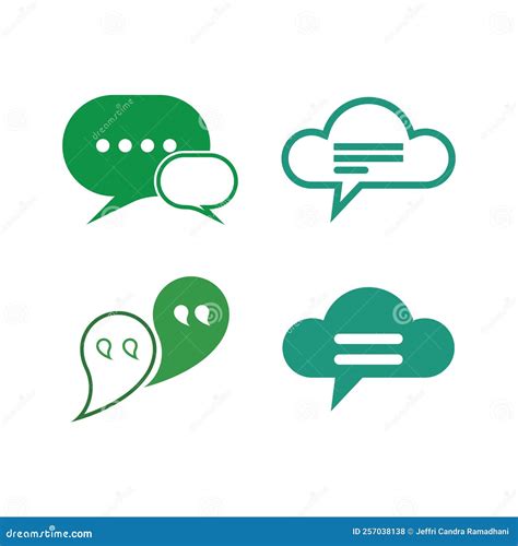 message bubble logo and symbol speech stock vector illustration of logo bubble 257038138