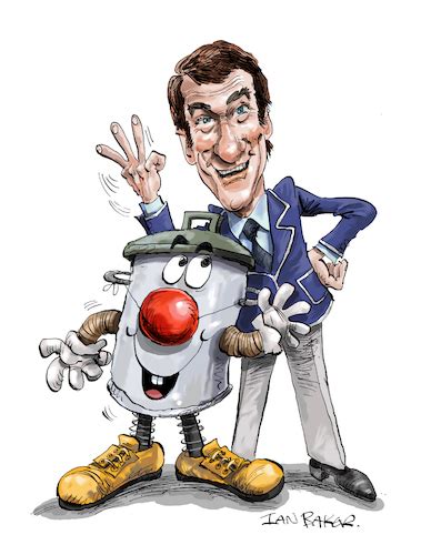 Ted Rogers And Dusty Bin By Ian Baker Media And Culture Cartoon Toonpool