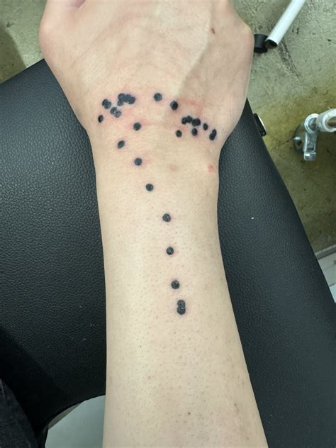 Tattoo Of The Ak Spray Pattern From Counter Strike R Badtattoos