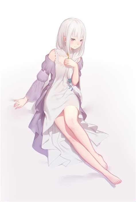Emilia Re Zero Re Zero Kara Hajimeru Isekai Seikatsu Mobile Wallpaper 2001780 Zerochan