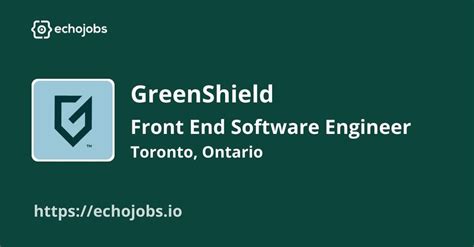 greenshield is hiring front end software engineer Ⅱ toronto ontario [api node js gcp css aws