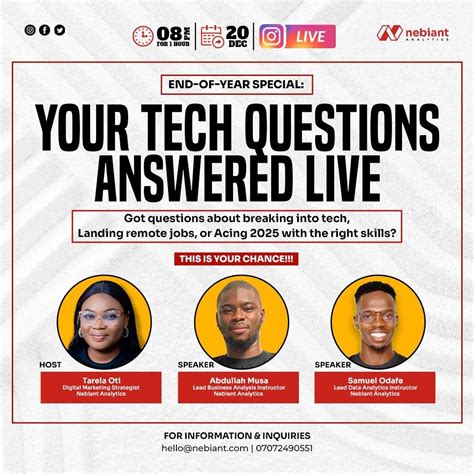 Nebiant Analytics On Linkedin Techgoals Asknebiant Techsuccess Nebiantanalytics