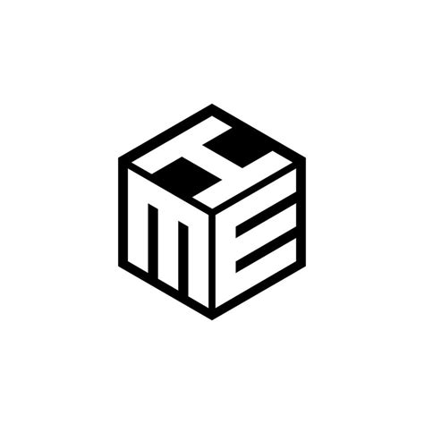 MEI Letter Logo Design With White Background In Illustrator Vector