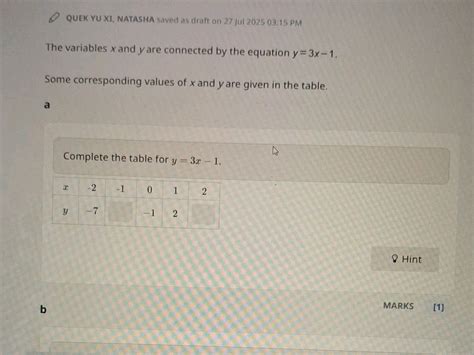 The Variables X And Y Are Connected By Studyx