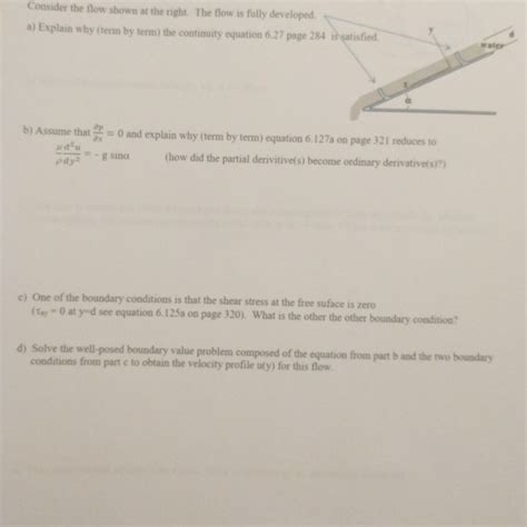 Solved Consider The Flow Shown At The Right The Flow Is Chegg