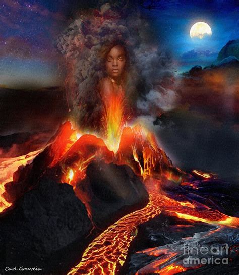 Volcano Goddess Tattoos
