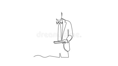 Self Drawing Animation Of One Single Line Draw Concept Of Finding Brilliant Ideas Stock Video