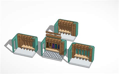 3d Design Boot Room Cabinets Tinkercad