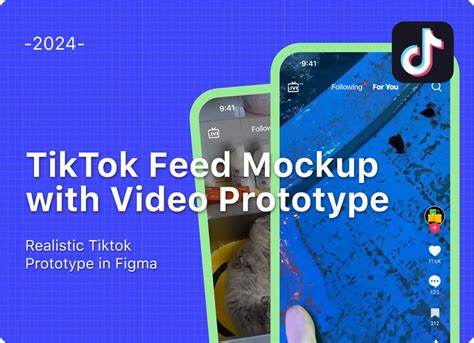 Realistic Tiktok Prototype Figma