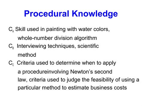 The Taxonomy Table Ppt
