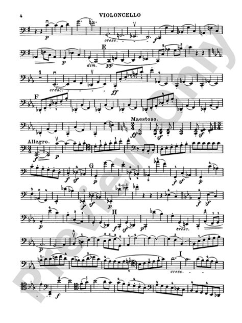 Beethoven String Quartets Volume Iii String Quartet Op 127 Cello Part Digital Sheet