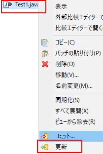 EclipseでSVNを操作する コードを修正してコミット ITSakura