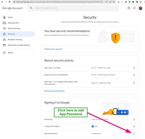 Gmail App Password Telaeris Inc