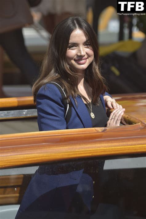 Ana De Armas Looks Stunning Arriving At The Venice International Film Festival New Photos