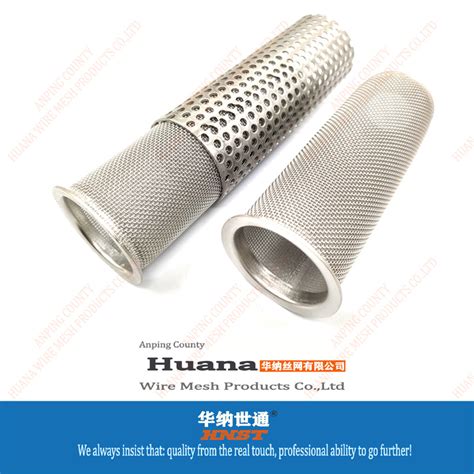 Double Layer Metal Mesh Filter Perforated Wire Mesh Filter Assembly Pipe Micron Multilayer Metal