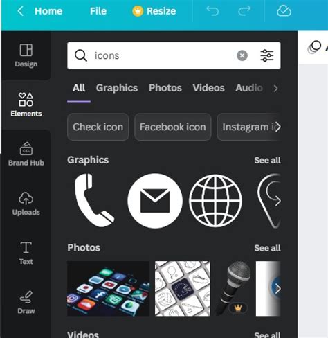 Where Are The Icon Sets In Canva Web Design Tutorials And Guides