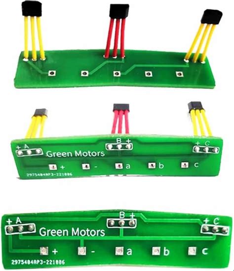 Hall Sensor Pcb With 3 Sensor For 120 Degree Phase Angle Bldc Hub Motorelectric Vehicles At