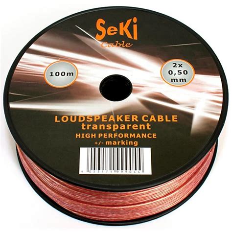 2 Core Speaker Cable 2 X 050mm Wire Ideal For Car Audio And Home Hifi