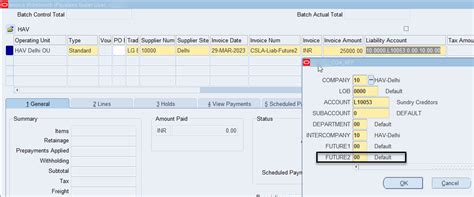 Oracle Ebs Deriving Of Segment Value From Dff For Liability Account