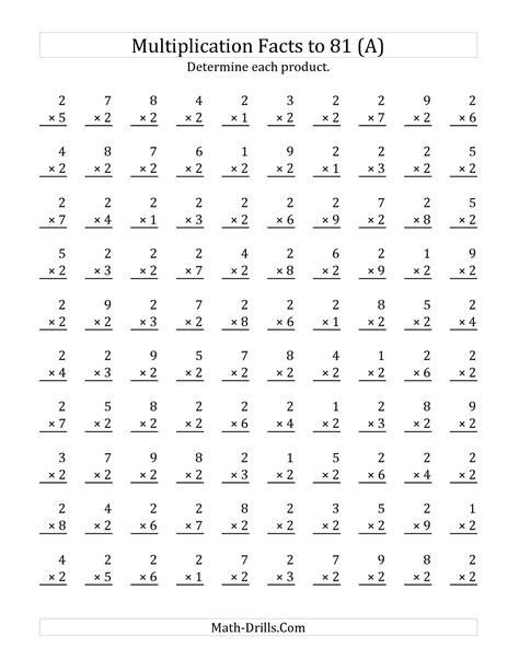 Minute Math Worksheets