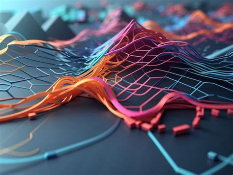 Premium Ai Image Virtual Network Visualization Mapping Digital Pathways