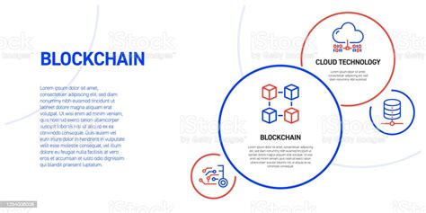 라인 아이콘이 있는 블록체인 관련 인포그래픽 디자인 간단한 윤곽선 기호 아이콘입니다 아이콘에 대한 스톡 벡터 아트 및 기타