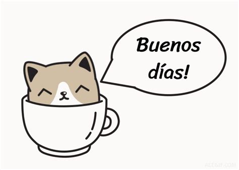 Simple Animated Buenos Dias 
