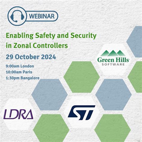 Automotivesoftware Zonalcontrollers Security Safety Ldra Greenhills Stmicro Ldra Limited