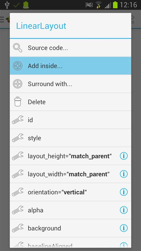 Android Ui Designer Tutorial Aide Android Ide