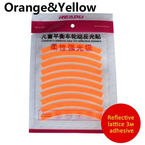 Bike Reflective Stickers Wheel Decals Reflective T Grandado