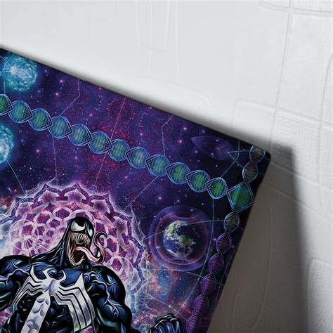 Trippy Venom Marvel Canvas Wall Art Otaku Treasure