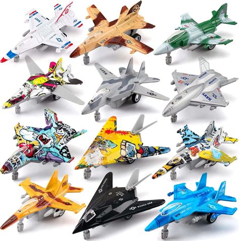 12 In 1 Model Airplane Toys Set Review Mikes Diecast Cars And Figurines